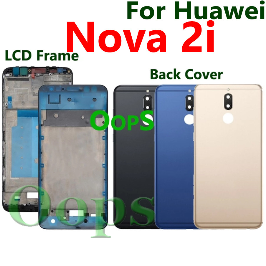 BACK HOUSING BATTERY COVER Frame FOR Huawei NOVA 2i MATE 10 LITE LCD ...