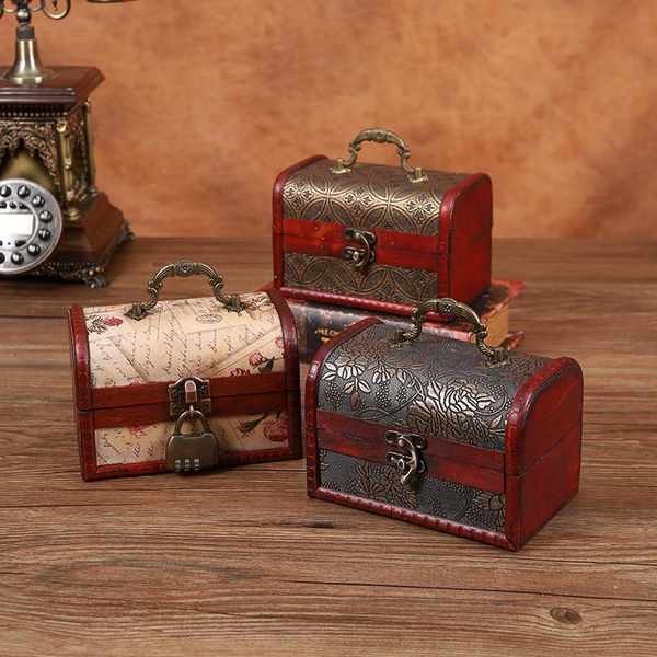 tabung kayu tabung kayu 5000 tabung Antique Password Small Box Jewelry ...