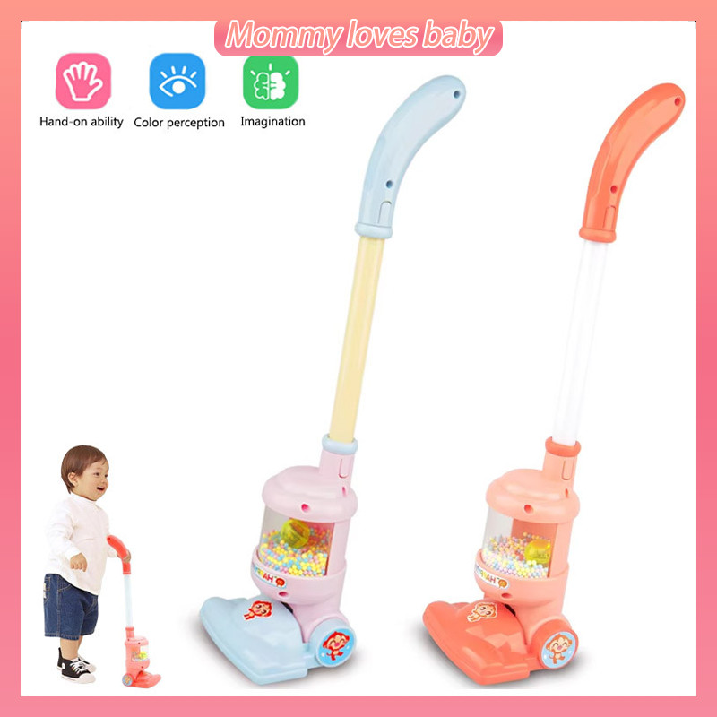 Toddler Pretend Play Vacuum Cleaner Set Simulation Cleaning Housework ...