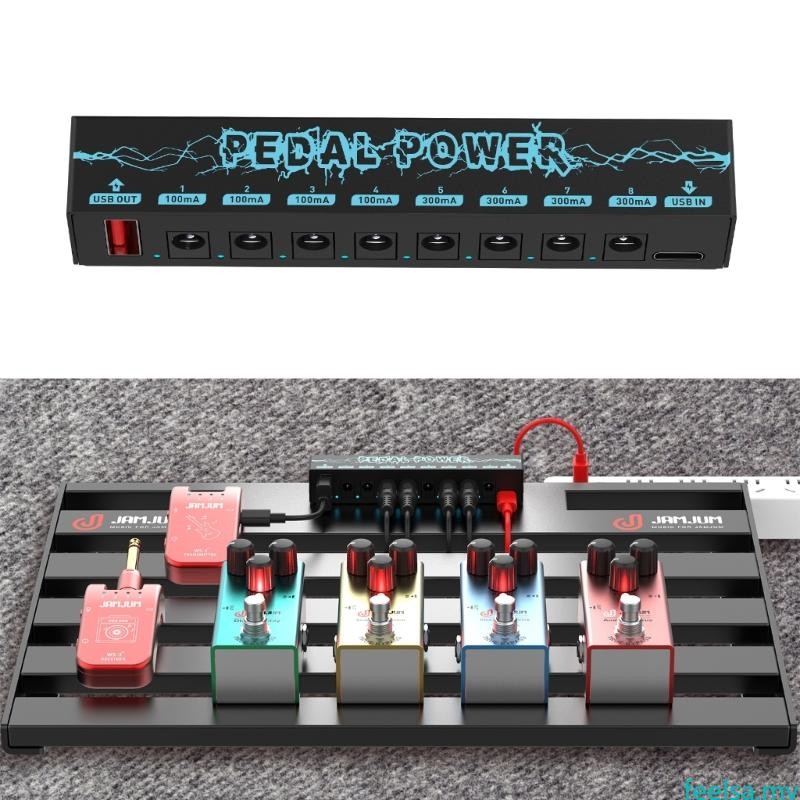 Best Effect Pedal Board Power Supply Output for 9V Effect Pedal Power ...