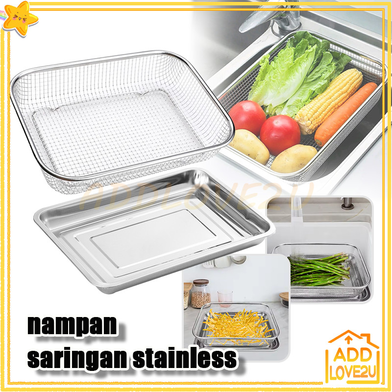 Stainless Steel strainer Tray/Thick Stainless Steel Drainer/Food Drying ...