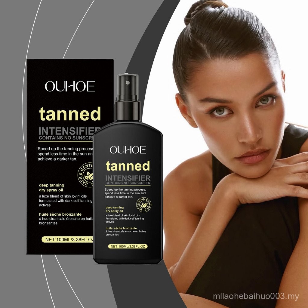 OUH Tanning Spray Summer Beach Gangsa Kulit Pelembap Badan Penjagaan ...