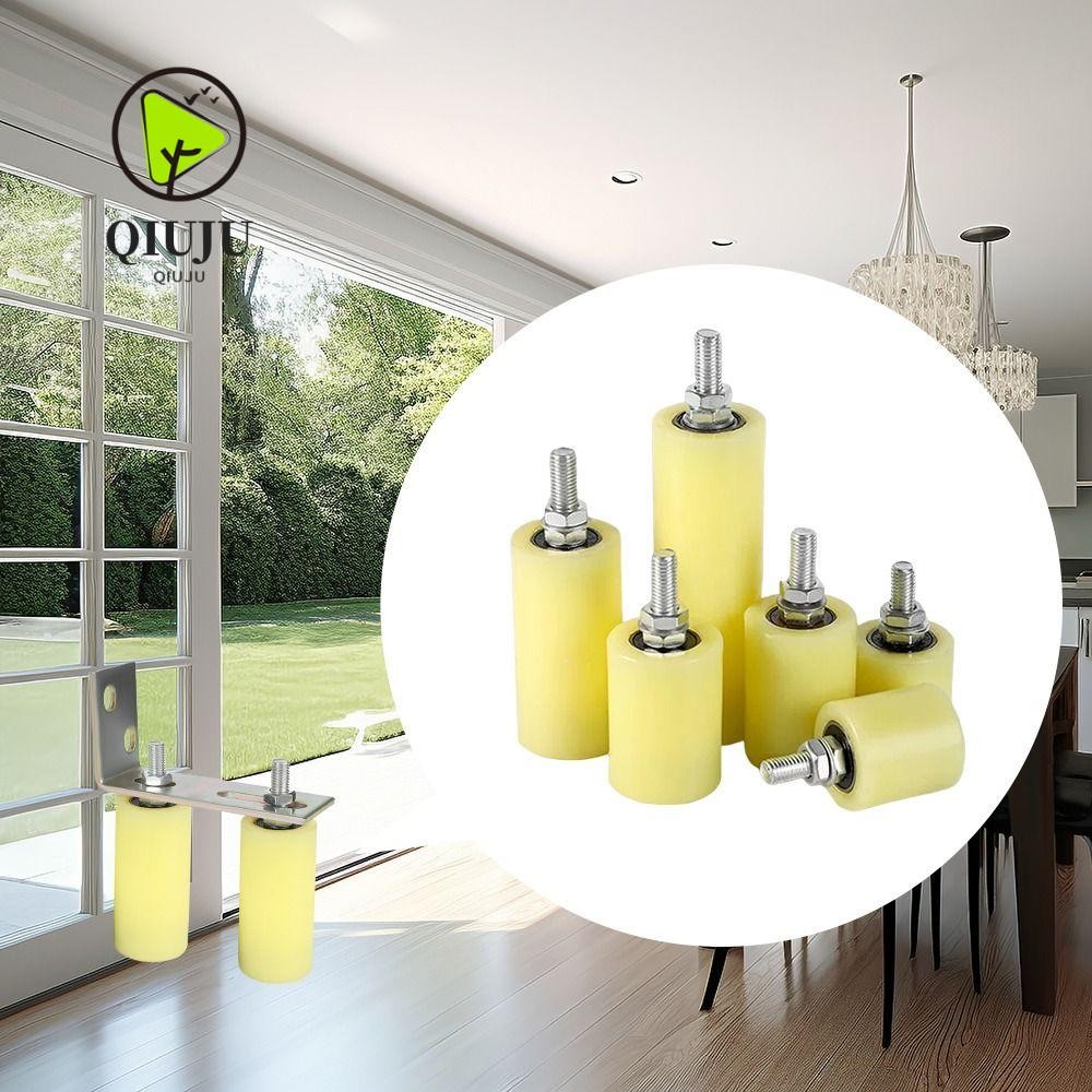 QIUJUU Slide Gate Guide Roller Set, Thickened Plastic Gate Assembly ...