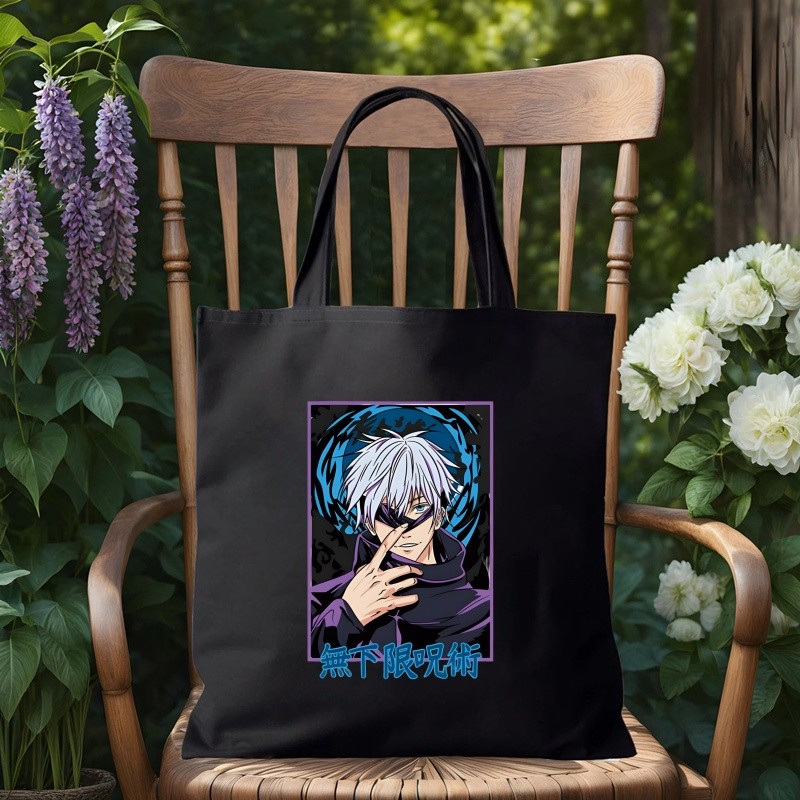Gojo Satoru Jujutsu Kaisen Otaku Ladies Handbags Cloth Canvas Tote Bag ...