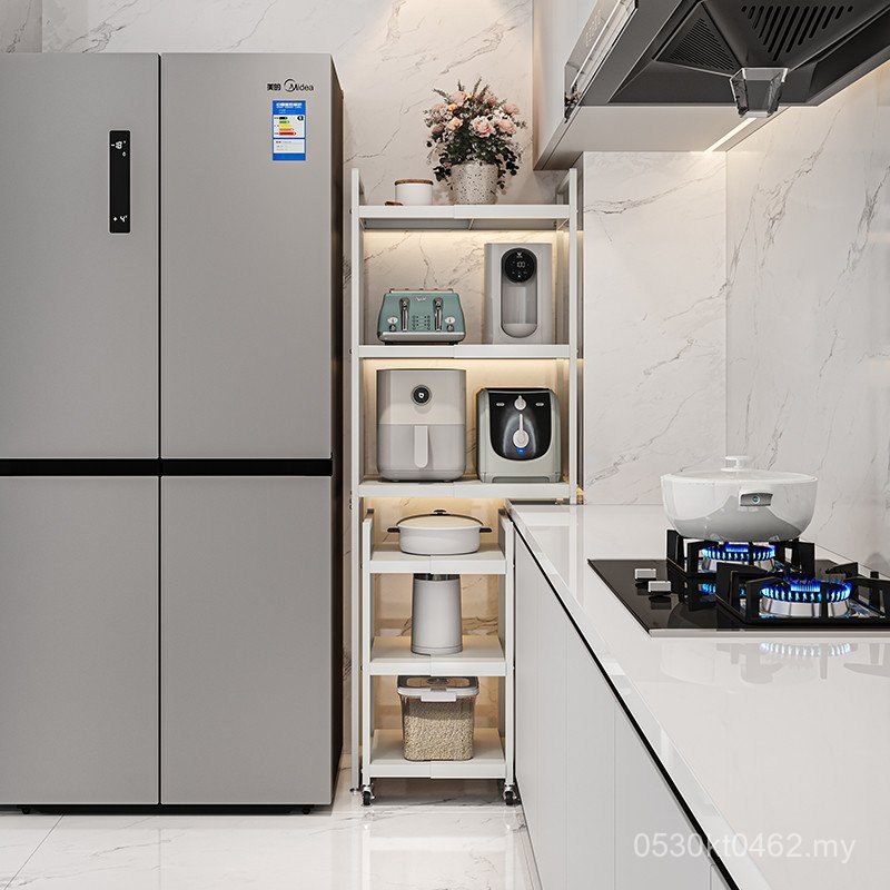 Triangle Side Divider Electrical Appliances High Low Feet Shelf Storage ...