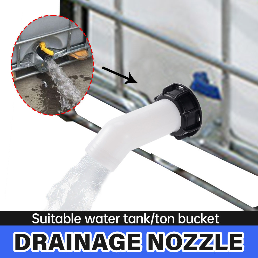 Extension Drain Spout Hose 1000L IBC Water Tank Nozzle Tap Cap ...