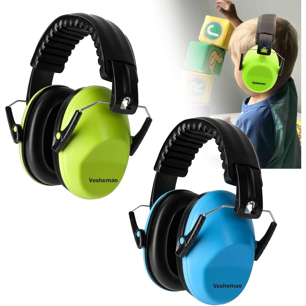 Kids Noise Cancelling Headphones 2 Pack, Ear Muffs for Noise Reduction ...