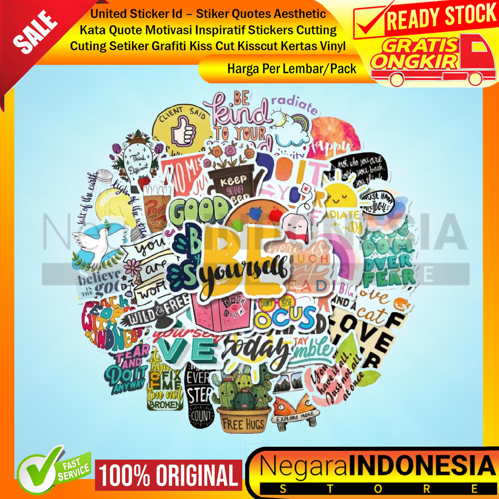 HP United Sticker Id – Aesthetic Quotes Stickers Inspirational ...