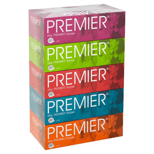 PREMIER Facial TIssue Box 2 Ply 90S X 5 | Shopee Malaysia