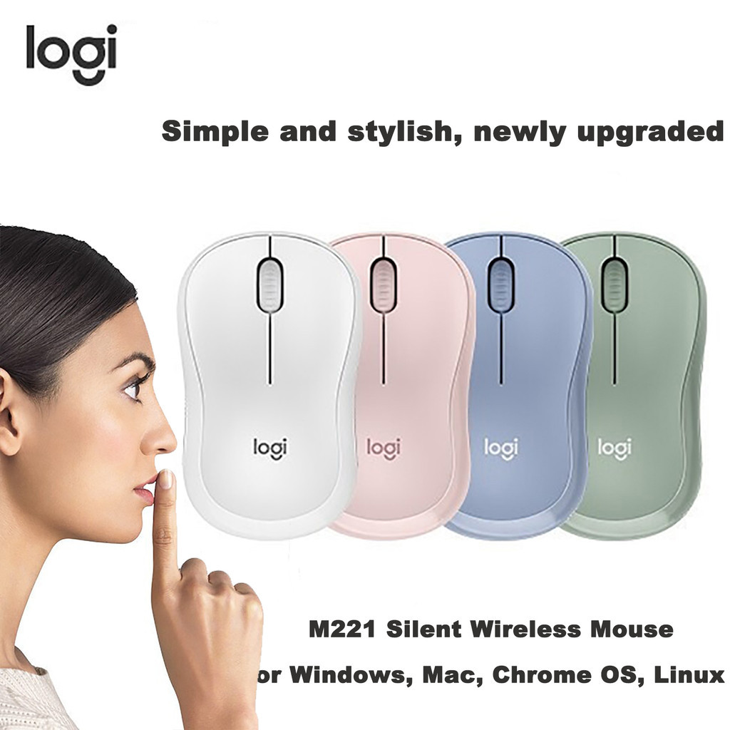 Logi M221 Mouse, LOGI M221 M220 Wireless Silent Mouse 1000DPI 2.4GHz ...