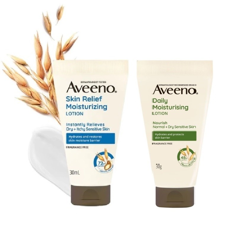 Aveeno Daily / Skin Relief Moisturizing Moisturising Lotion 30g (SAMPLE ...