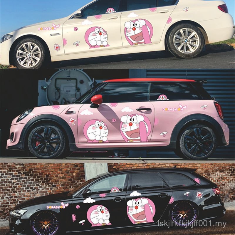 Doraemon Car Sticker Doraemon Cute Cartoon Body Door Scratch Decoration ...