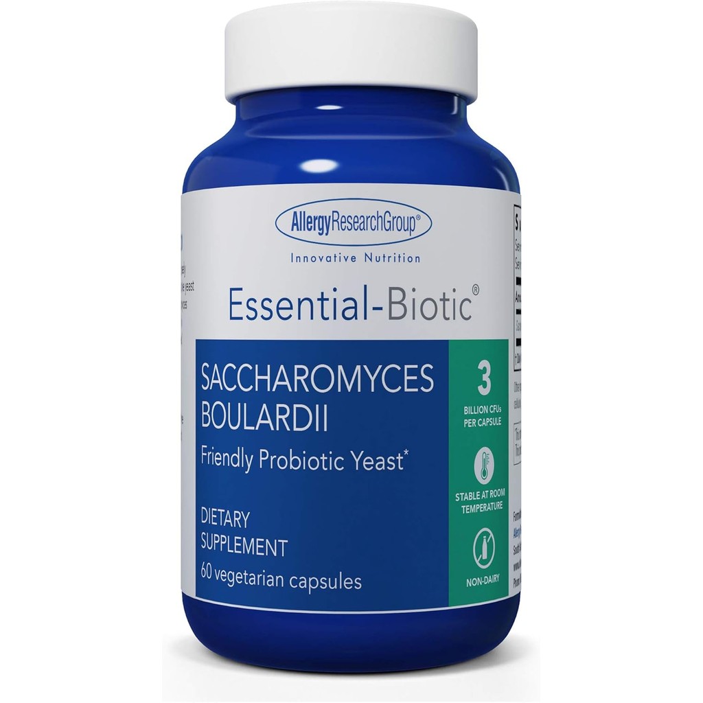 Allergy Research Group Essential-Biotic Saccharomyces Boulardii 450mg ...
