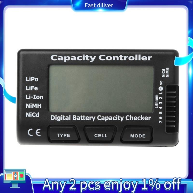 RC Cellmeter 7 Digital Battery Capacity Checker Controller Tester ...