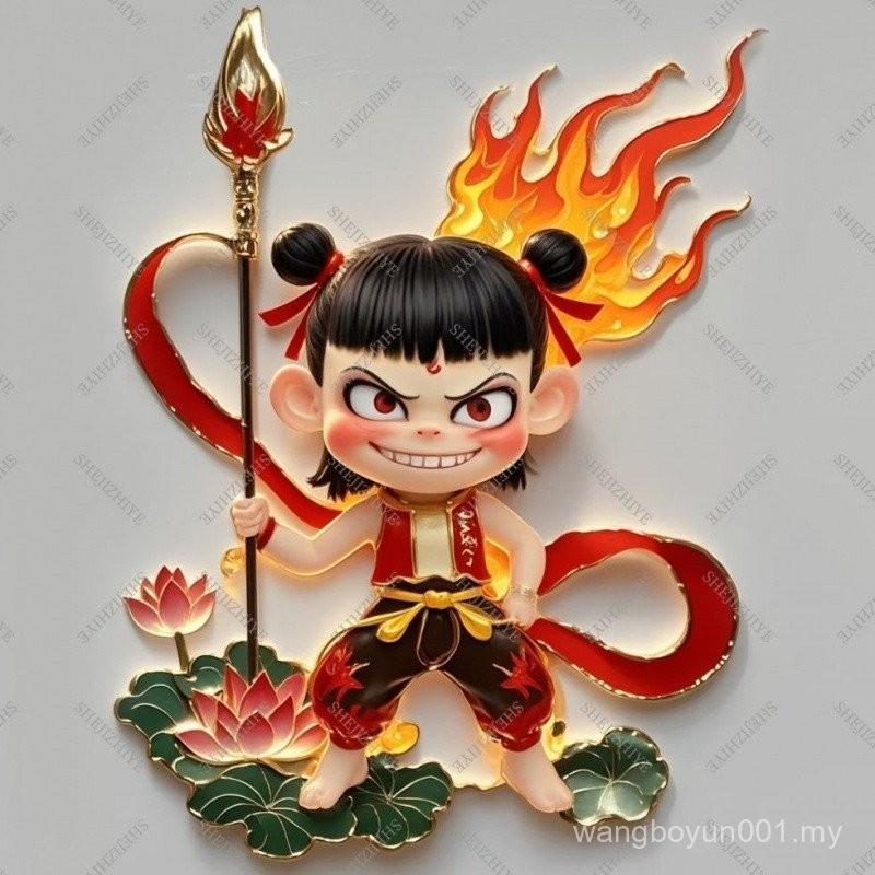 [2025] Nezha 2 Motong Haohai Merchandise Nezha Ao Bing Metal Magnetic ...
