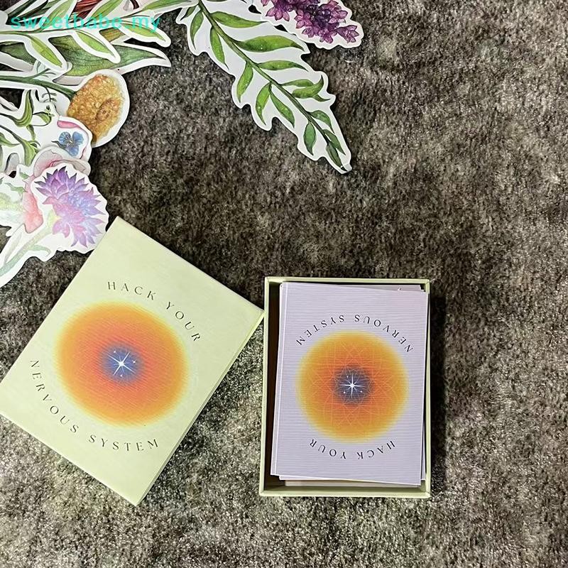 SWEETBABE Hack Your Nervous System Card Deck Anxiety Relief Mindfulness Meditation Cards ...