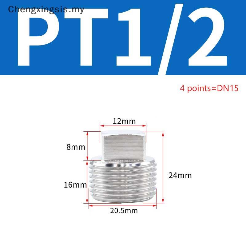 [Chengxingsis] 4Pcs Boat Plugs 1/2 Inch DN15 Npt Stainless Steel Boat ...