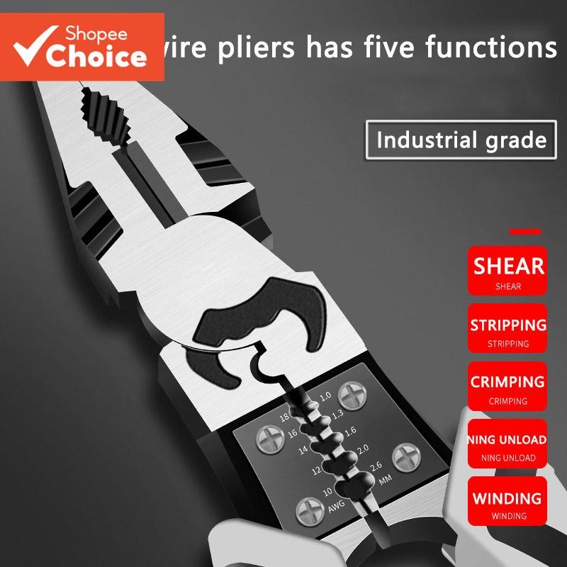 9 '' steel wire pliers Multifunctional Universal Diagonal Pliers Needle ...