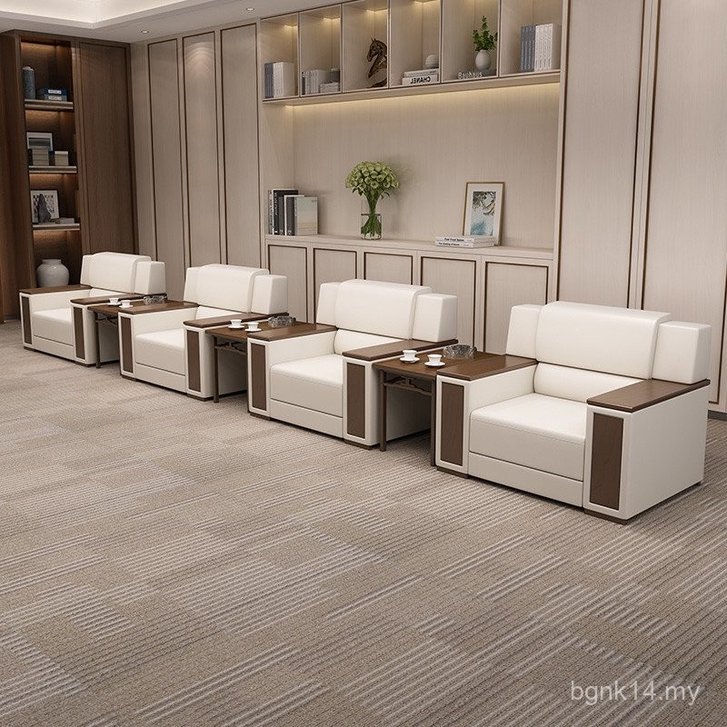 VIP Reception Sofa Simple Chinese Business Single Seat Conference ...