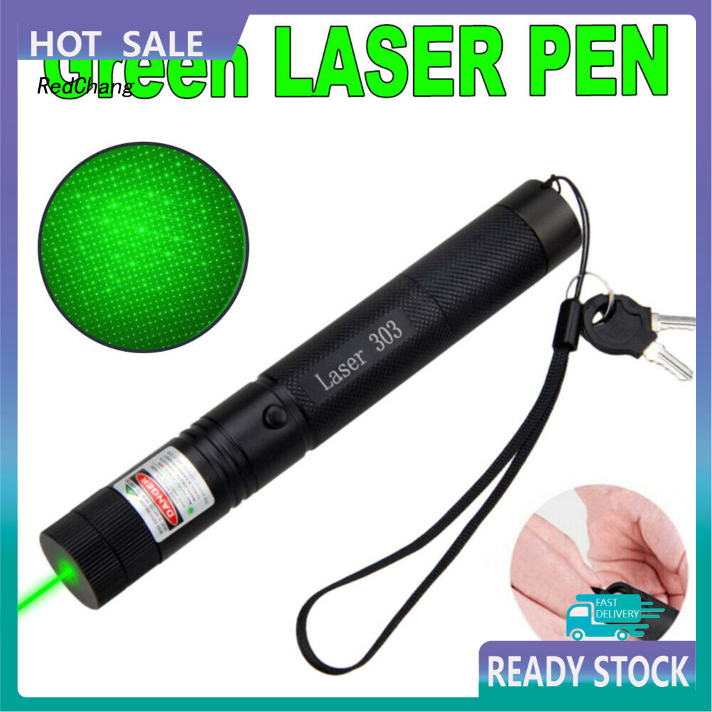 RC~ Laser Pointer Pen Rechargeable High Beam Red/Purple/Green Light Laser Hiking Flashlights ...