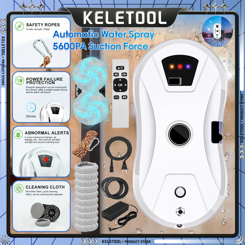 Home Fully Automatic Window Robot Cleaner Window Vacuum Cleaner ...