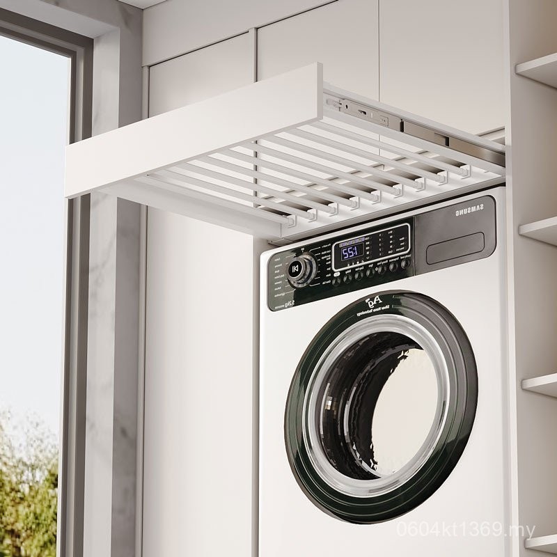 Drying Rack Hanger Built-In Hidden Balcony Pull-Out Top Multifunctional ...