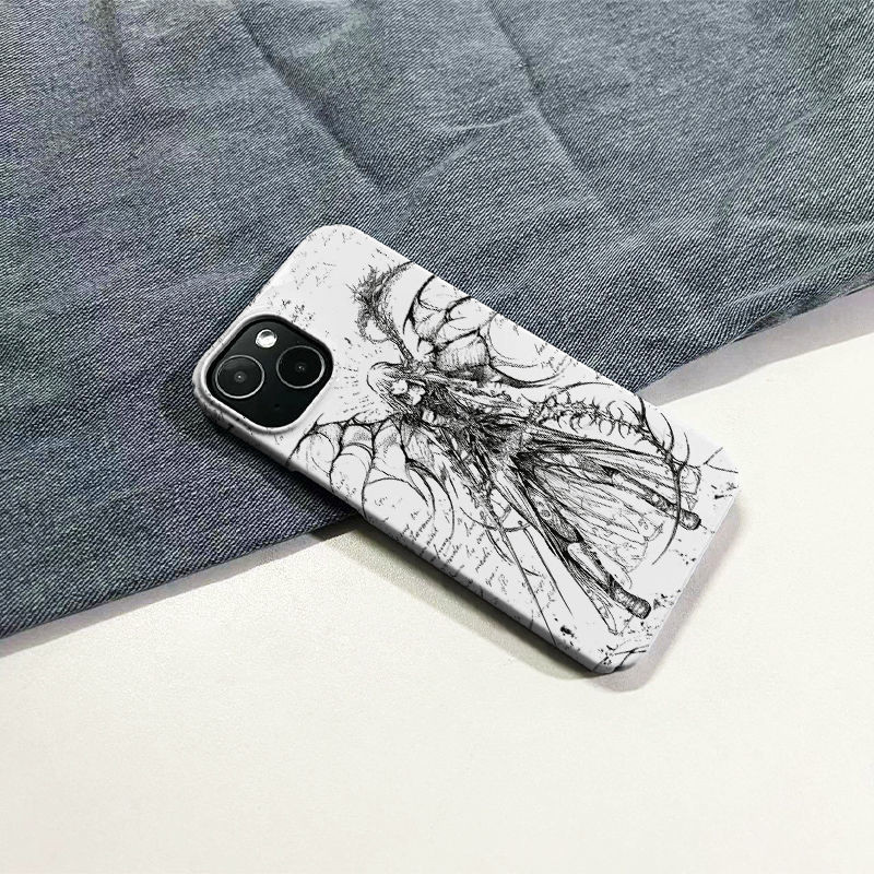 Dark Sketch Devil Goddess Trendy Cool Phone Case Unique Suitable for ...