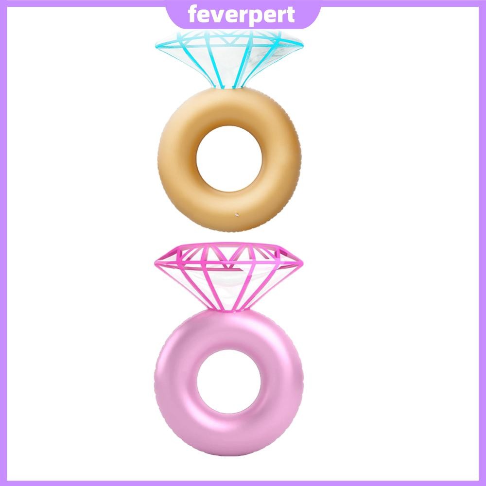 Inflatable Diamond Ring Pool Float Inflatable Swimming Circle Leakproof ...
