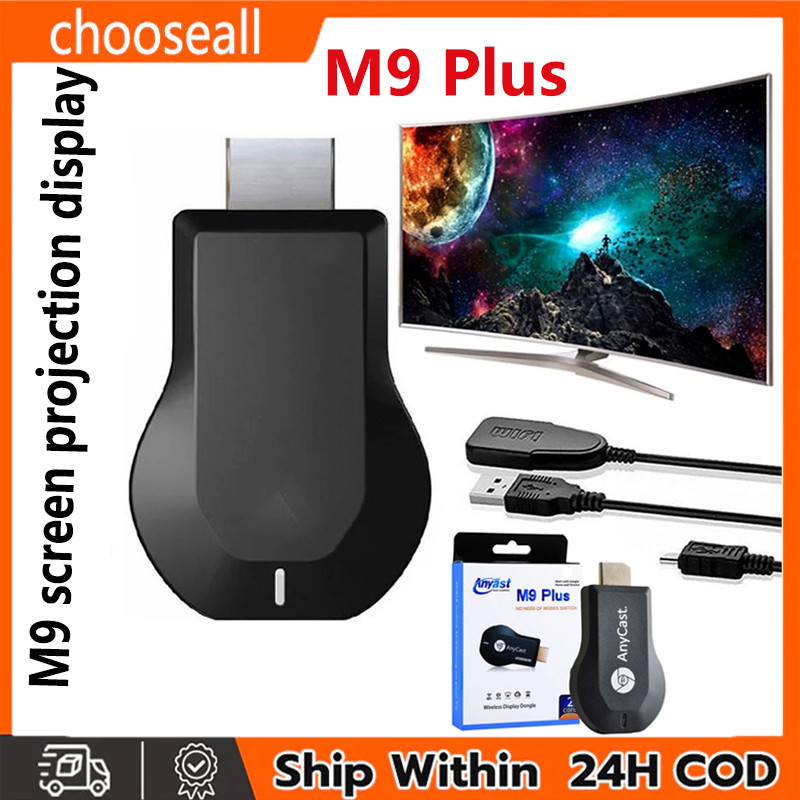 M9 Plus Anycast HDMI WiFi Screen Mirror Display to TV Projector Monitor ...