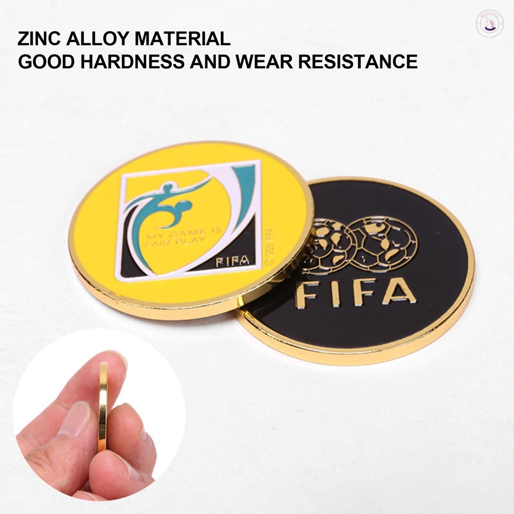 Soccer Referee Flip Coin Portable Anti Rust Hard Alloy Referee Judge ...