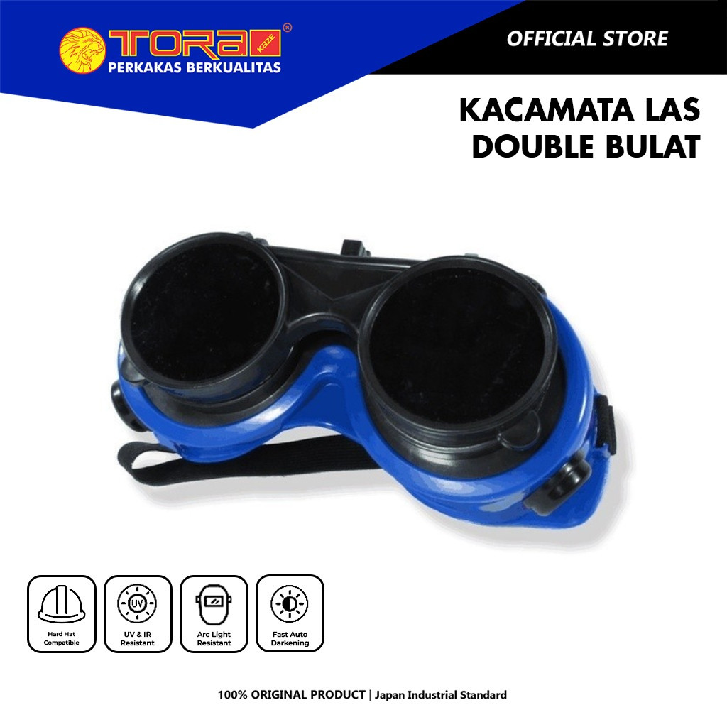 TORA Double Round Welding Glasses - Safety Goggle | Shopee Malaysia