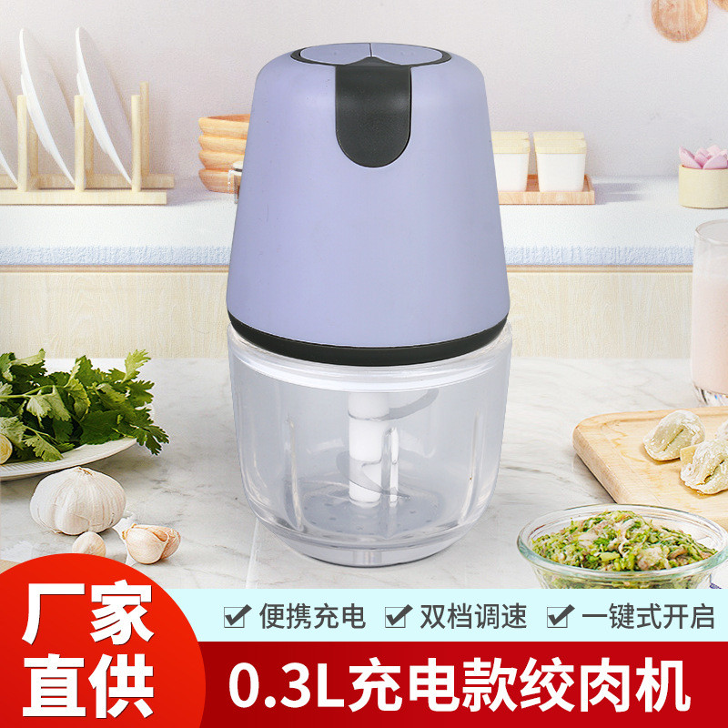 Multi-Purpose Meat Grinder Rechargeable Food Complementary Machine ...