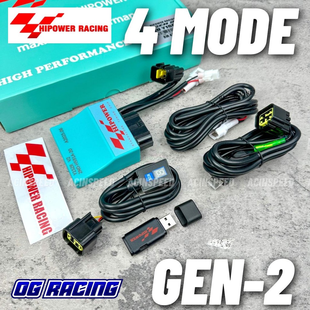 HI POWER RACING ECU Y16/ Y15 V1 V2/ RSX150 RS150/LCV8 FI/ 4 Mode ECU ...
