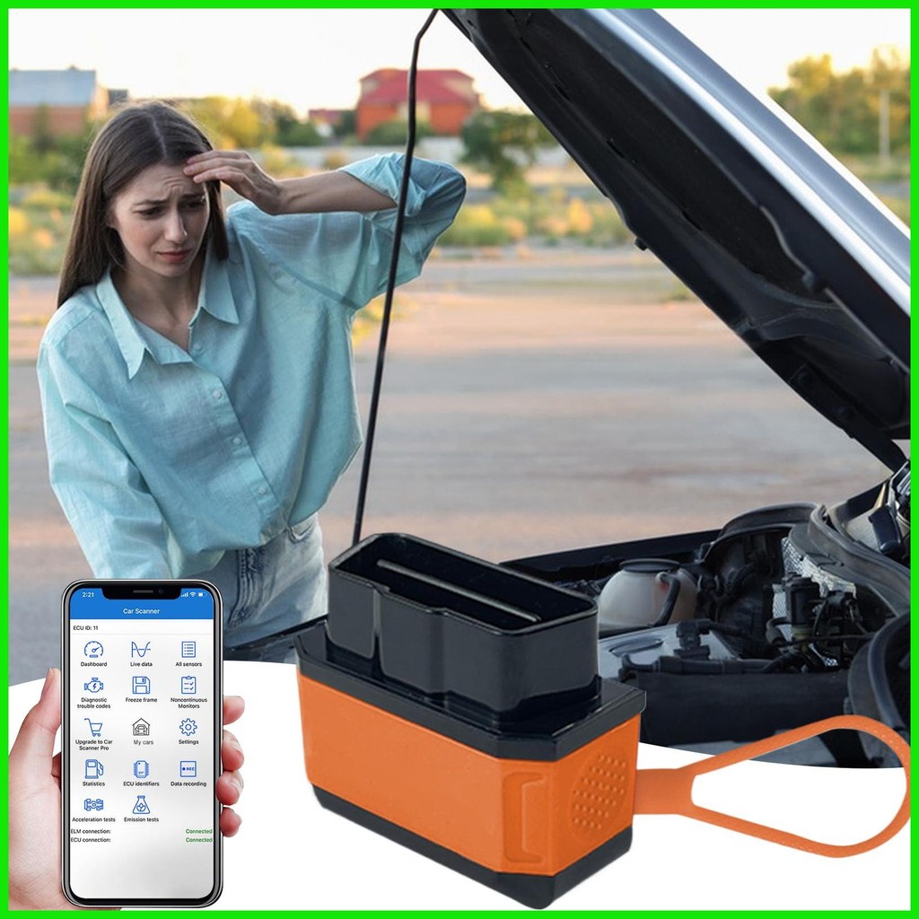 OBD2 Scanner Diagnostic Tool Automotive Fault Diagnosis Tool Wireless ...