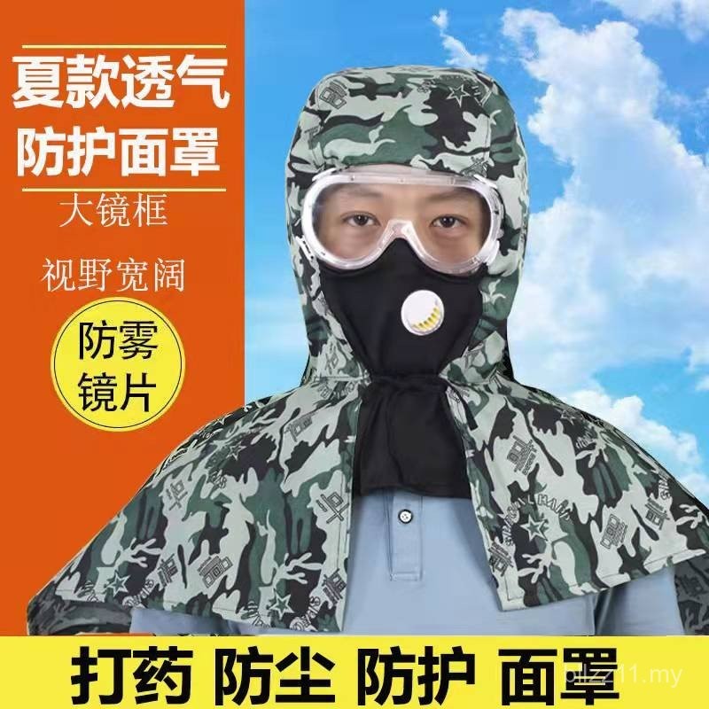 Topeng Muka Penuh Kalis Habuk Topeng Anti-Habuk Muka Penuh Respirator ...
