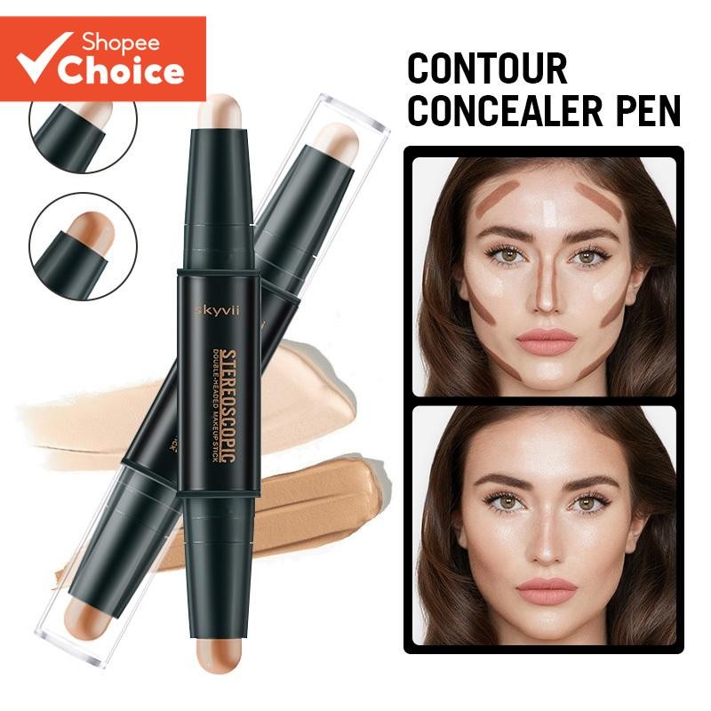 2 Colors Double-Ended Contouring Stick, Highlighter, Shadow Stick ...