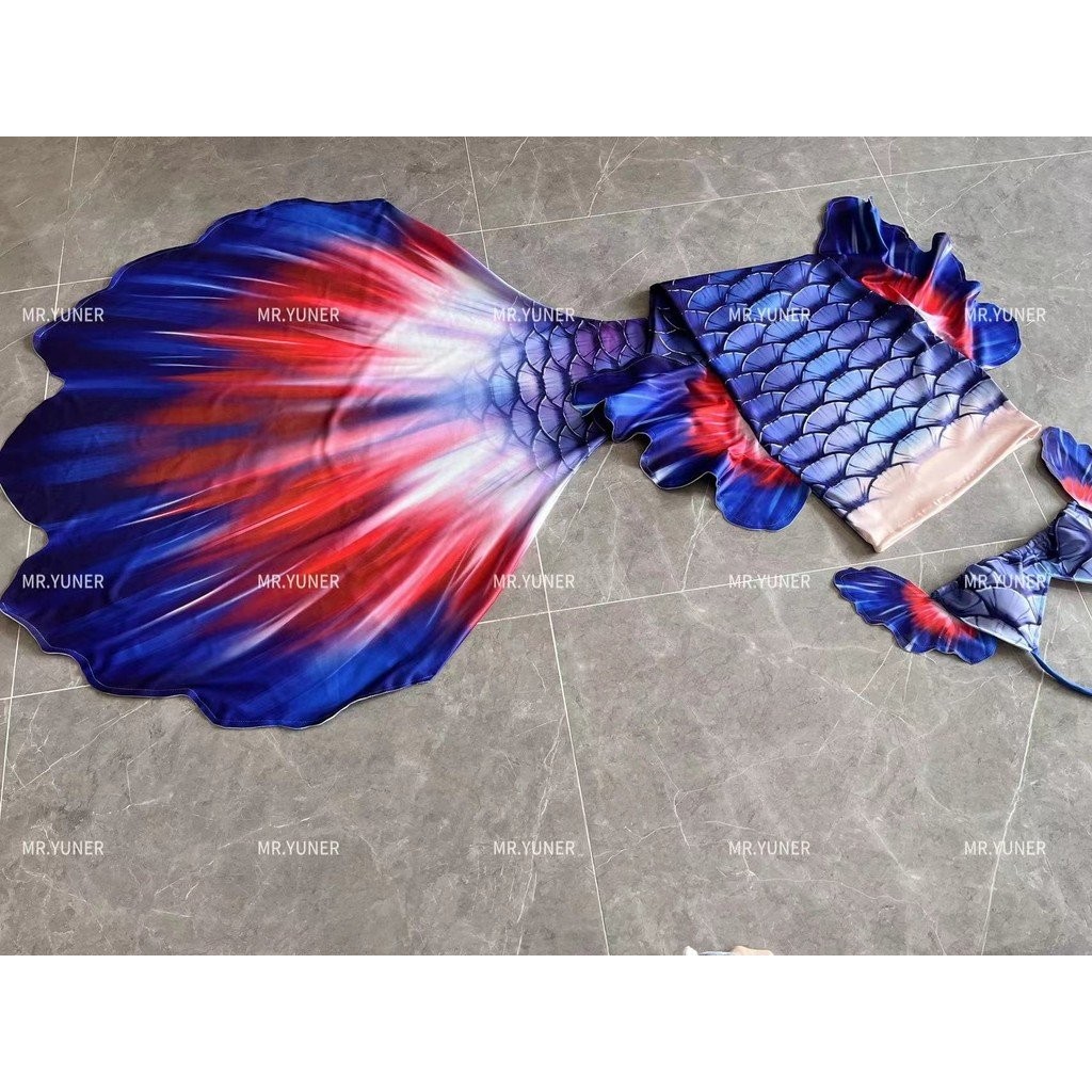 Yuner yuner Original Big Fish Tail Betta Mermaid Fish Tail Free Diving ...