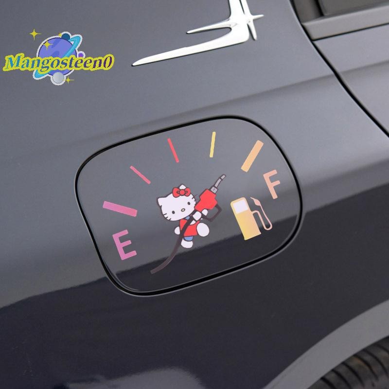 [Mangosteen0] Sanrio Hello Kitty Car Fuel Cap Sticker Fuel Tank Cap ...