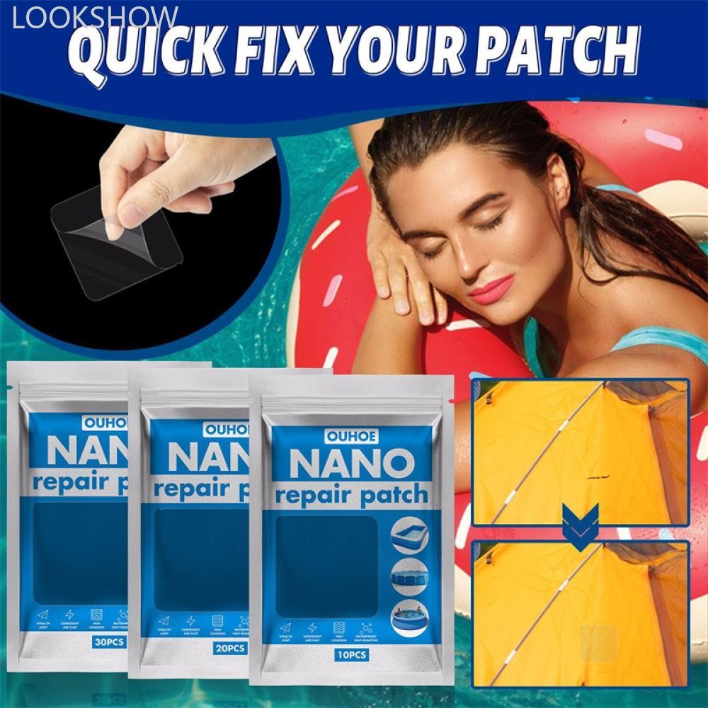 LOOKSHOW 10pcs/20pcs/30pcs Swimming Float Repair Tape PVC Float Repair ...