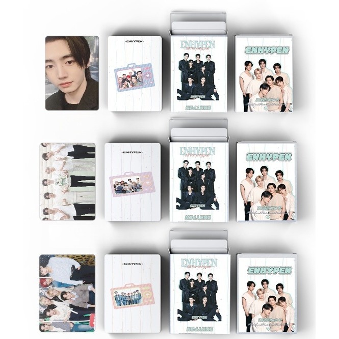 EN HEESEUNG Holographic Postcards 2024 GGU GGU PACKAGE SUNGHOON JAKE JAY JUNGWON NI-KI SUNOO ...