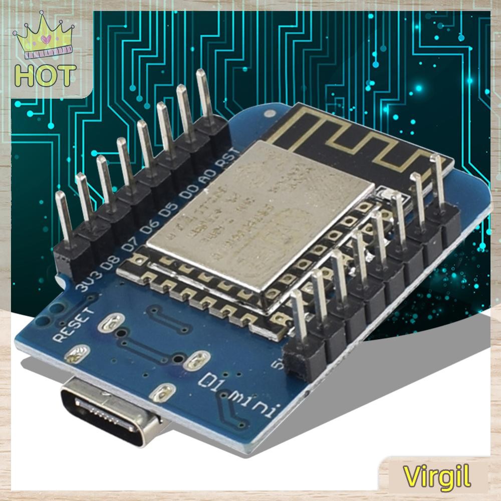 [Virgil.my] ESP8266 ESP-12F D1 Mini WIFI Development Board NodeMCU Lua Type-C D1 Mini NodeMcu ...