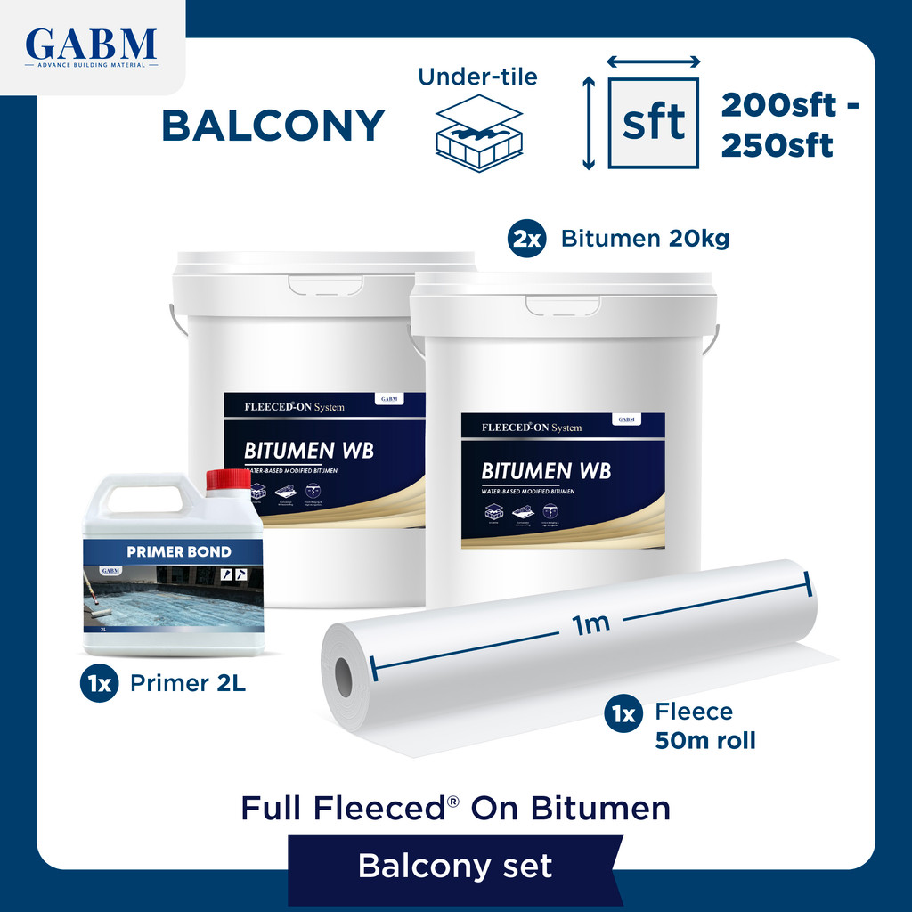 Fleeced®-on Bitumen (Balcony set) | Shopee Malaysia