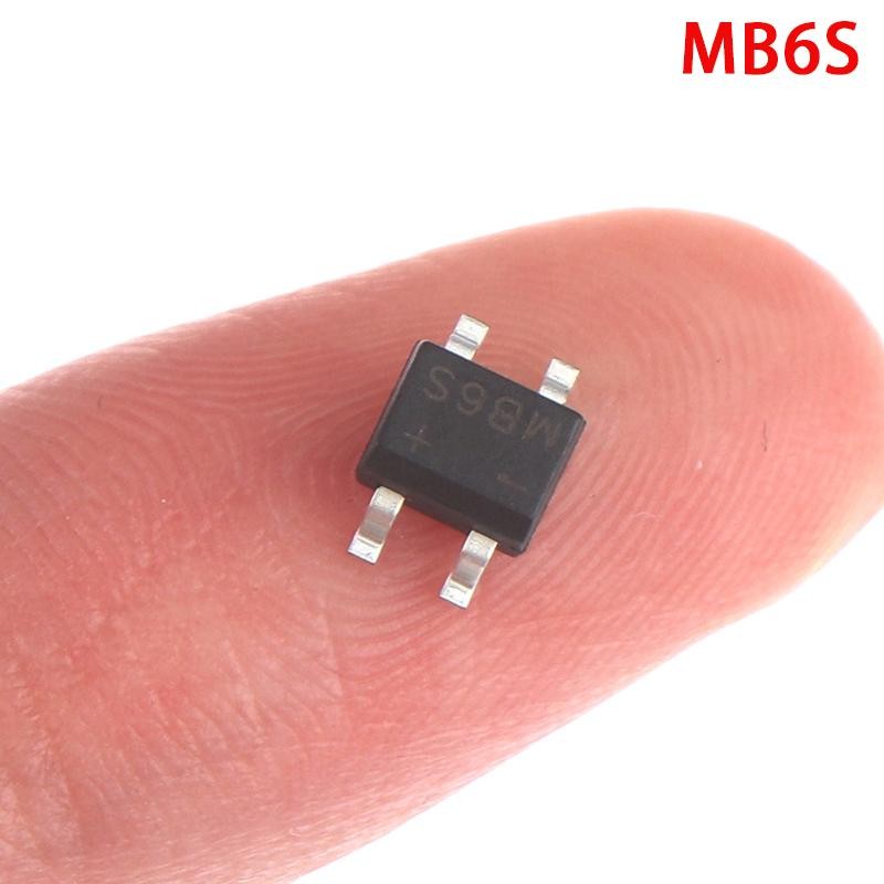 wayfarer> 50pcs MB6S 600V 0.5A SOP-4 Rectifier Diode Bridge Patch ...