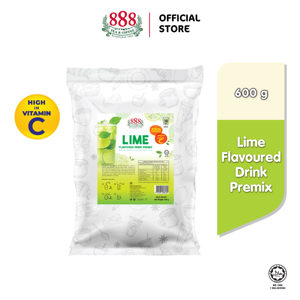 888 Lime Flavoured Drink Premix (600g) | Shopee Malaysia
