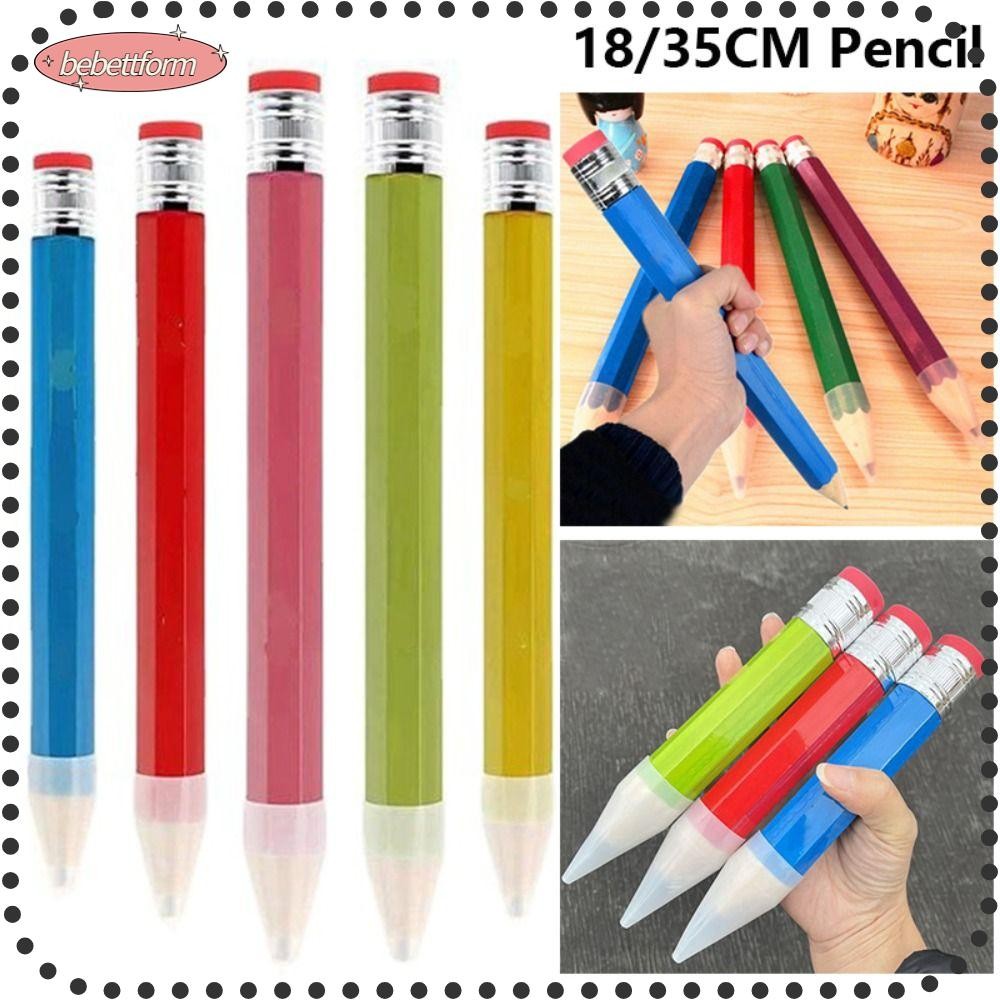 LIKE Giant Pencil, Novelty Toy 18/35CM Big Pencil, Fashion Wooden With ...