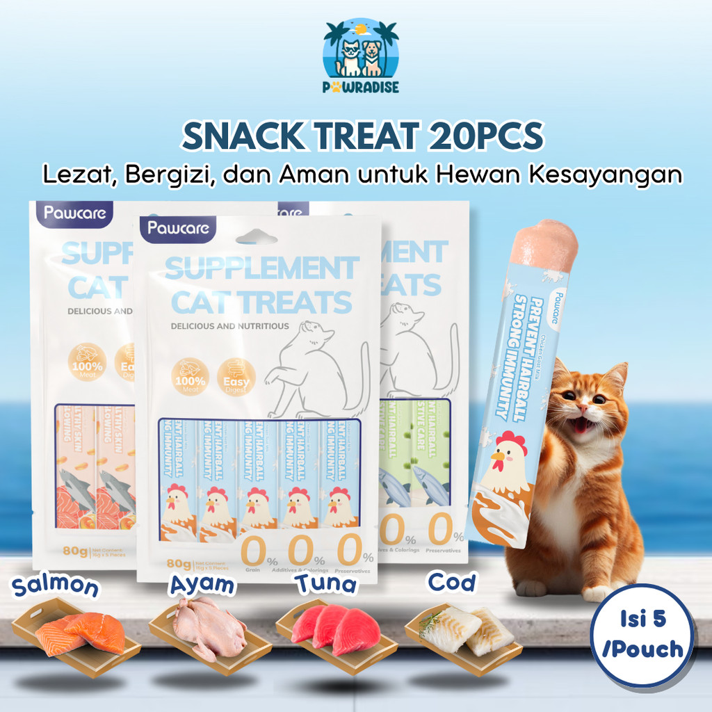 Creamy Treats Bundling 4 Snack Package Variants Contains 20 Pcs – Wet ...