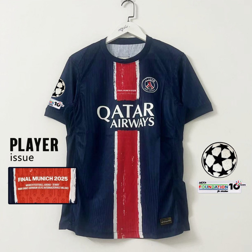Fan Issue 2024 PSG Champion 2025 UCL Final 24 25 HAKIMI O.DEMBÉLÉ Football Jersey | Shopee Malaysia