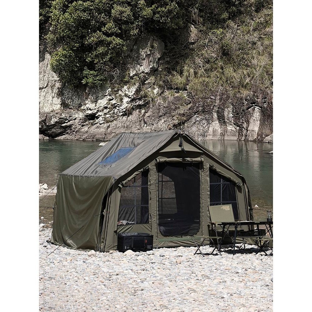 Coody coody 8㎡Military Style Inflatable Tent Outdoor Camping Overnight Equipment Vinyl Canopy ...