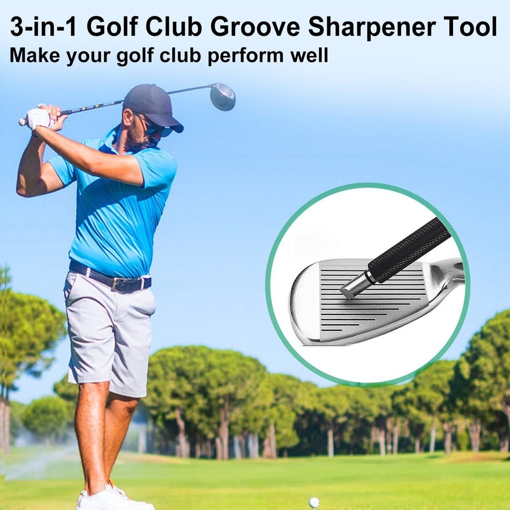 Golf Club Groove Sharpener Precision Re-Grooving Sharpening Tool Club ...
