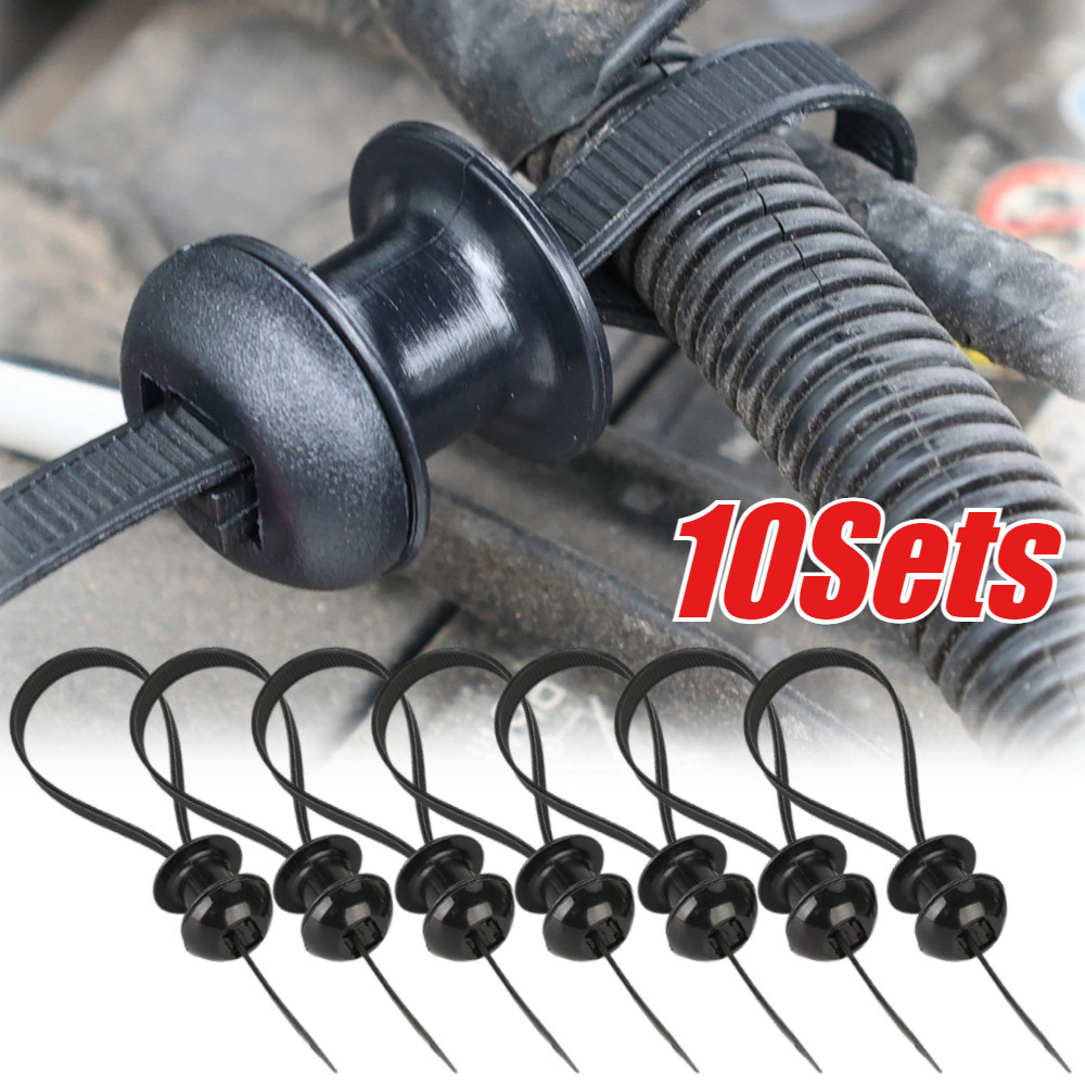 Universal Car Wire Self-Locking Anti Friction Fixing Cable Tie Buckles ...